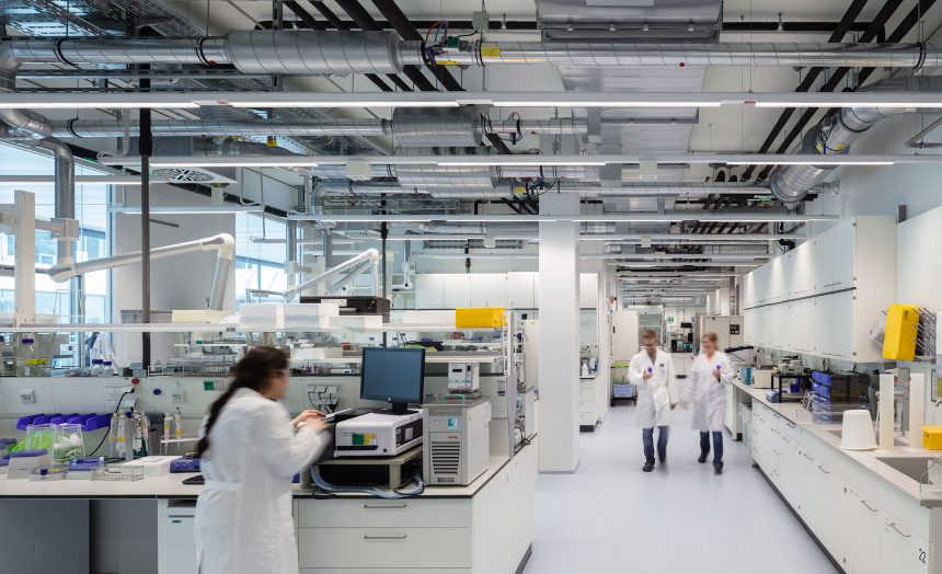 Laboratory and office complex in Penzberg, Germany – Roche Spaces